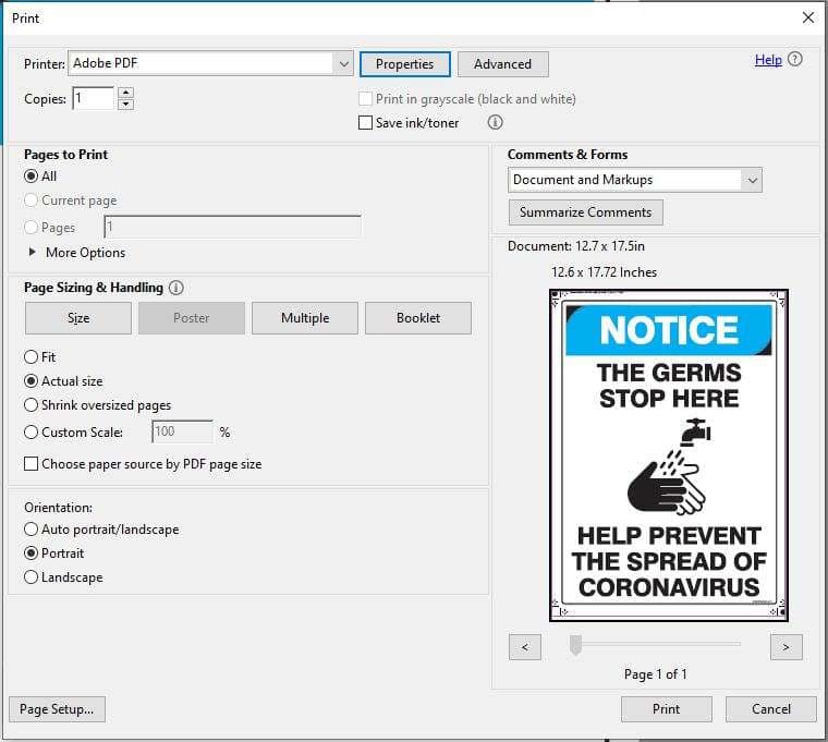 Printing Your Files | Cheap Safety Signs