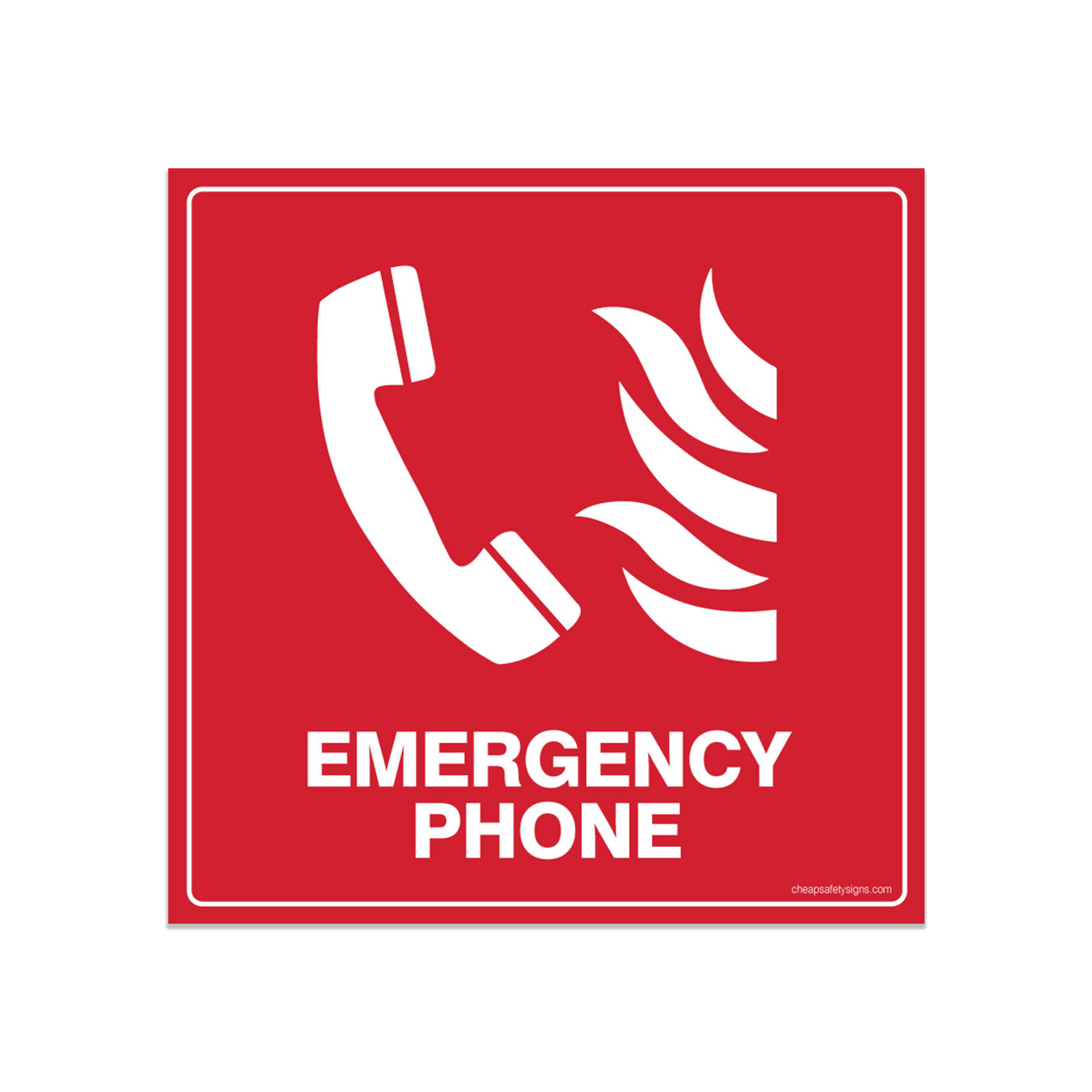 Safety Sign Emergency Telephone at Norman Nelson blog