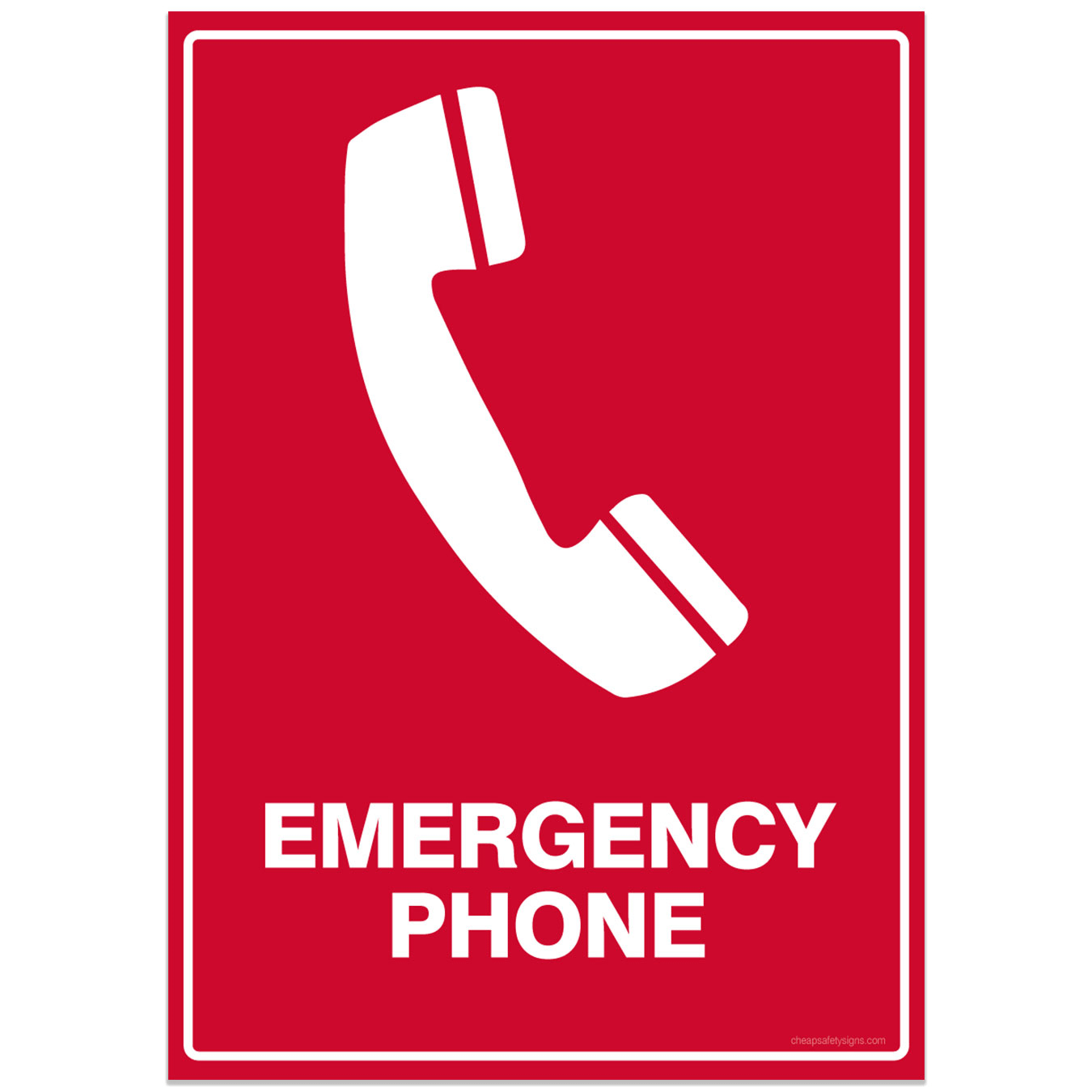 Safety Sign Emergency Telephone at Norman Nelson blog